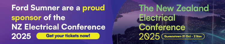 Ford Sumner are a proud sponsor of the NZ Electrical Conference 2025